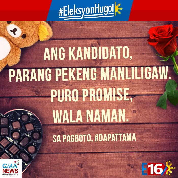 Eleksyon Hugot | Photos | GMA News Online