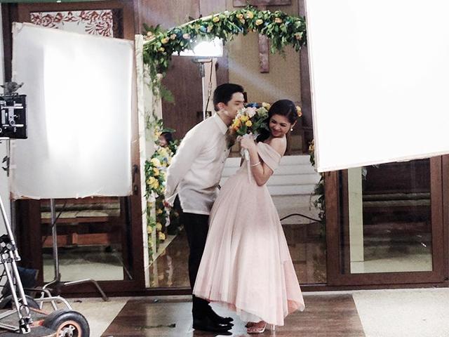 Behind the scenes of AlDub's 'wedding' | GMA News Online