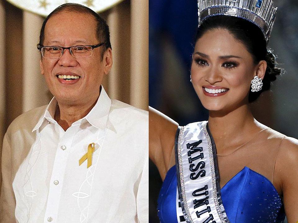 Officials laugh as PNoy teased about Pia Wurtzbach in Malacañang | GMA ...