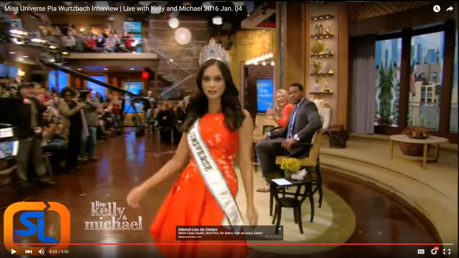 Pia does her Miss Universe walk on TV show | GMA News Online