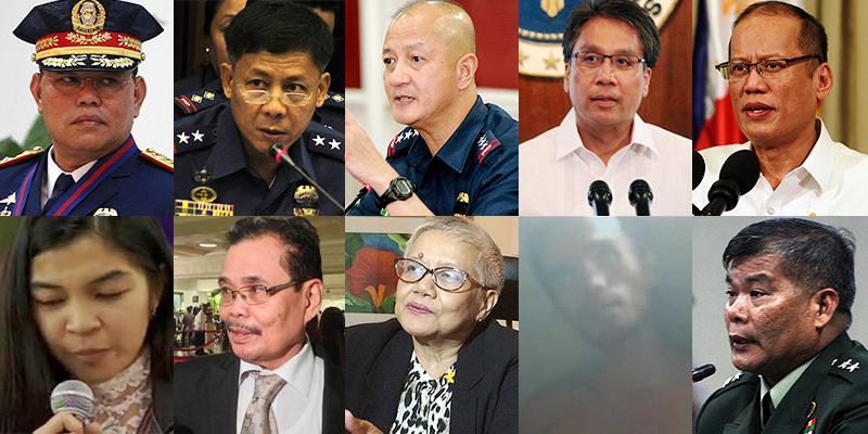 Personalities involved in the Mamasapano encounter and its aftermath ...