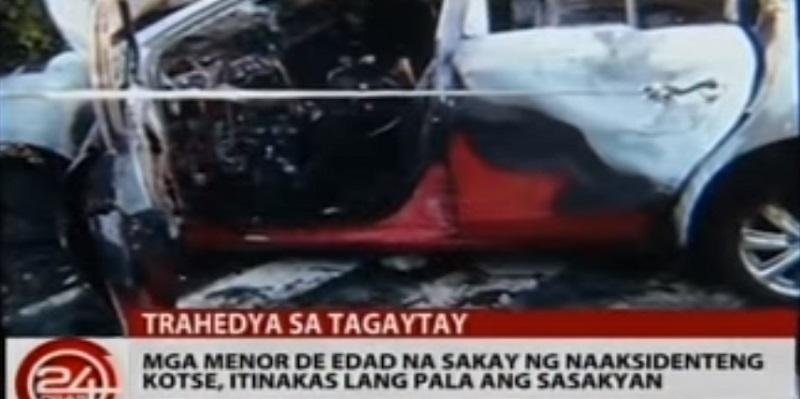 Tagaytay car crash: Victims were graduating Jr. HS students, had no ...