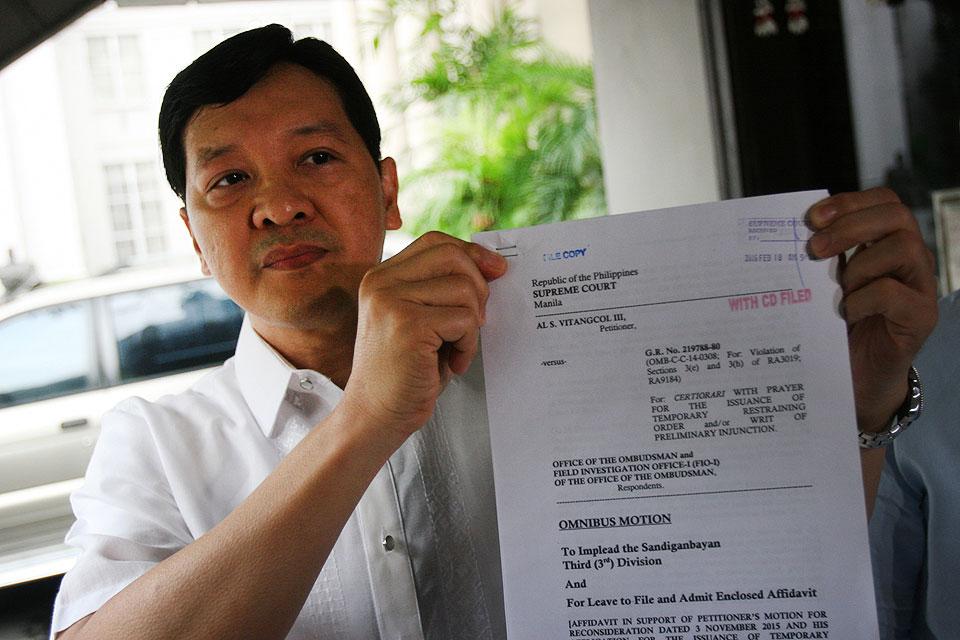 Vitangcol: Why me? Why not Roxas or Abaya? | GMA News Online