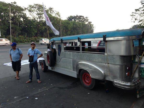 Jeepney drivers protest alleged jeep phaseout | GMA News Online