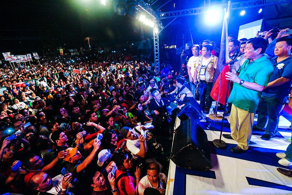 Duterte rally the biggest ever in Davao City | Photos | GMA News Online