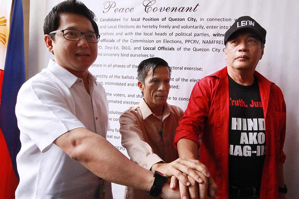 QC mayoralty bets sign peace covenant for clean, honest elections ...