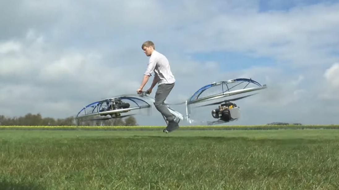 Man makes working hoverbike in his garage | GMA News Online