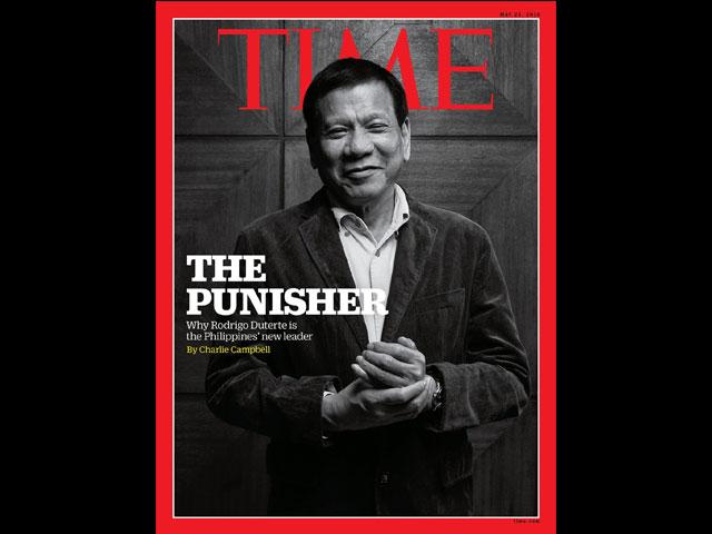 Duterte, ‘The Punisher,’ on the cover of TIME Magazine Asia ...