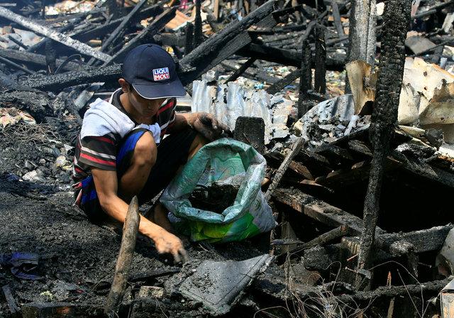 Fire that razed 100 houses in Tondo already contained | GMA News Online