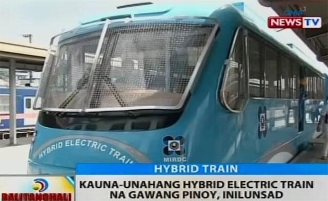 DOST launches very first Pinoy-made hybrid train