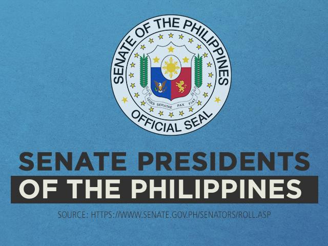 Senate Presidents of the Philippines in last 100 years | GMA News Online