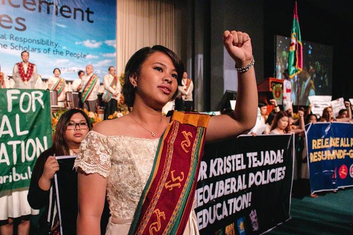 UP Manila students hold memorial rally for Kristel Tejada | GMA News Online