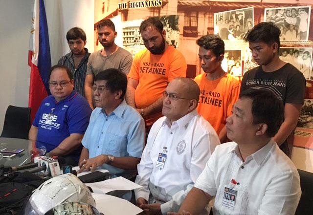 NBI busts KFR group involving Indians | Photos | GMA News Online