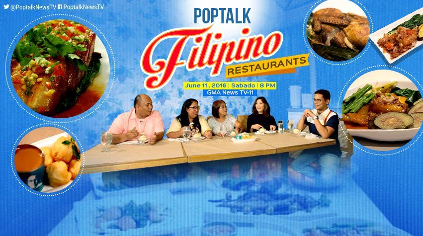 Iba't ibang Filipino Restos, susuyurin ng 'Pop Talk' | GMA News Online