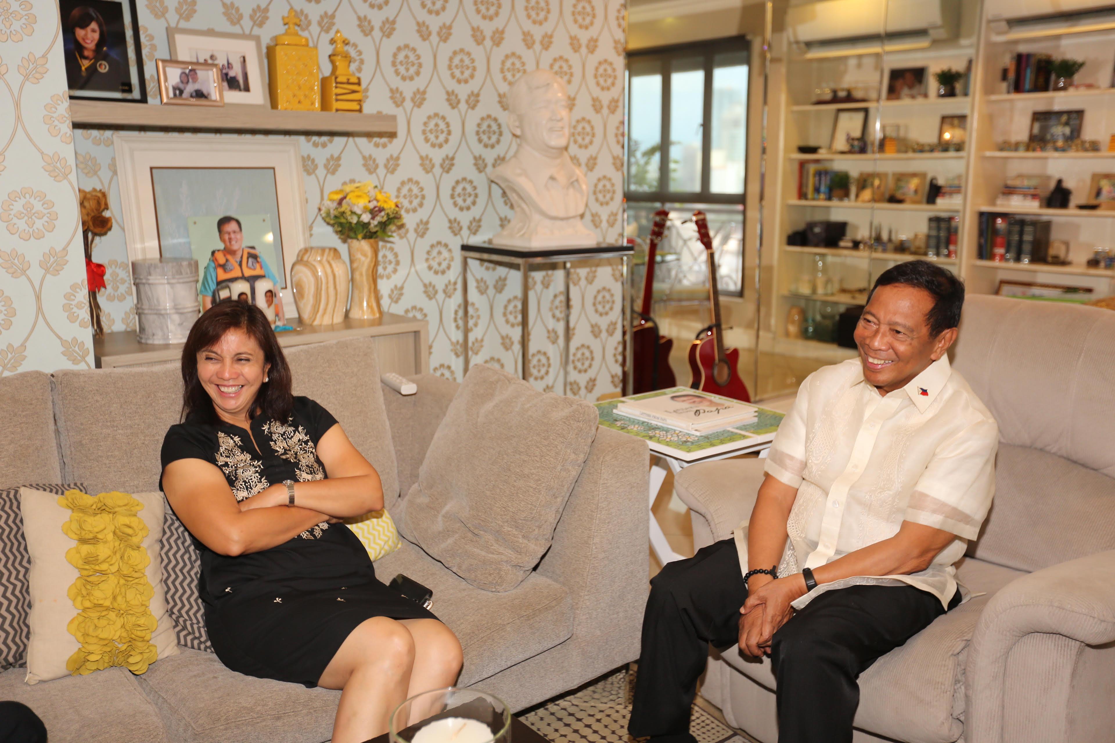 Outgoing VP Binay visits VP-elect Leni Robredo | Photos | GMA News Online Outgoing VP Binay visits VP-elect Leni Robredo | Photos | GMA News Online