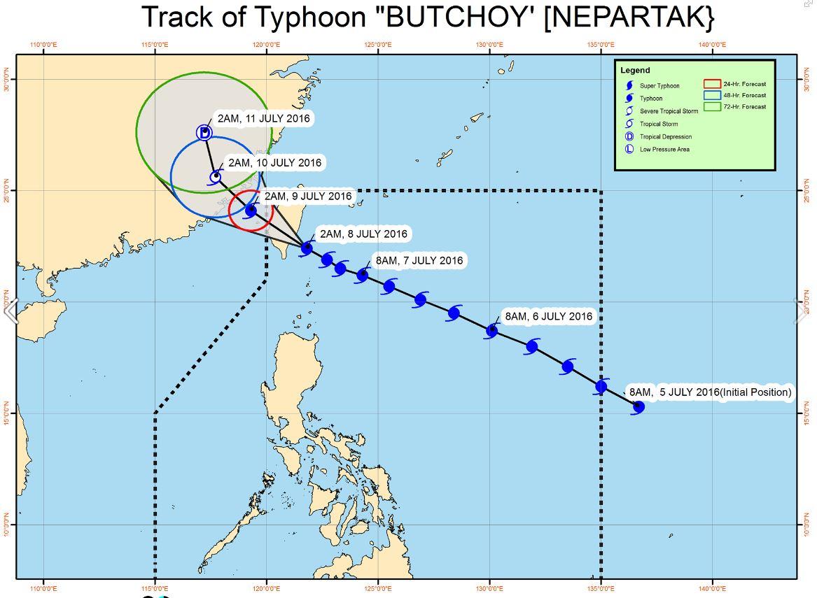 Butchoy weakens as it moves nearer to Taiwan | GMA News Online