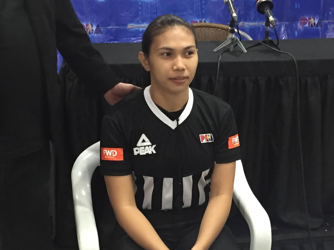PBA's first-ever female referee makes debut | GMA News Online