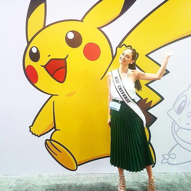 Miss Universe Pia Wurtzbach catches Pokemon fever | GMA News Online