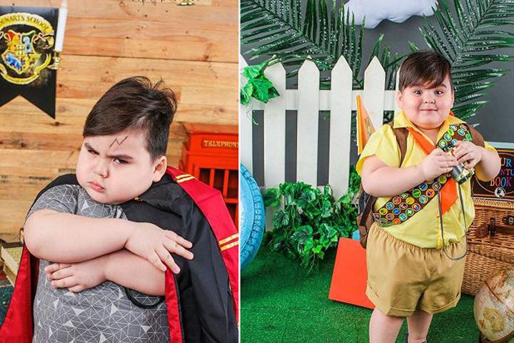 Bae-by Baste as Harry Potter, Russell from ‘Up’ in pre-birthday ...