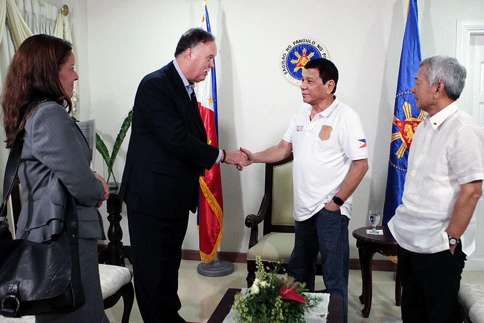 Canadian envoy meets with Duterte | Photos | GMA News Online