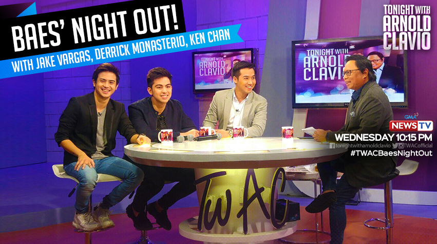 Jake Vargas, Derrick Monasterio at Ken Chan, magpapakilig sa 'Tonight ...