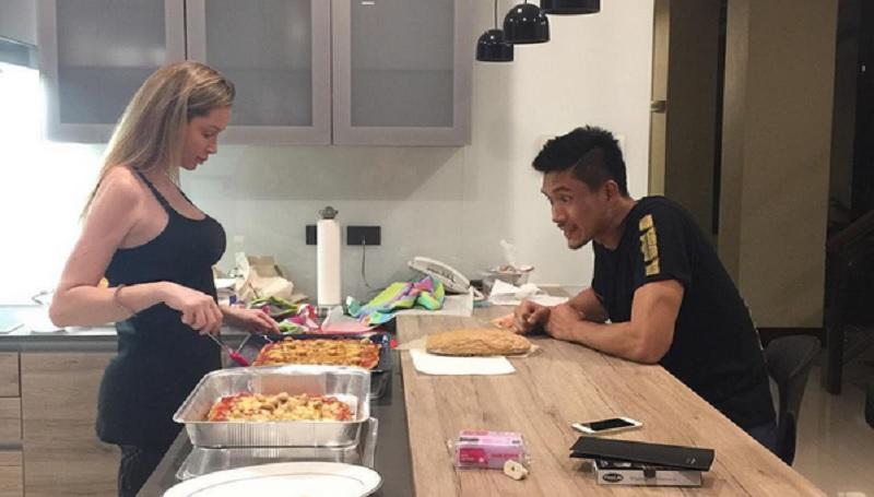 James Yap posts first pic of GF Michela Cazzola at home after giving ...
