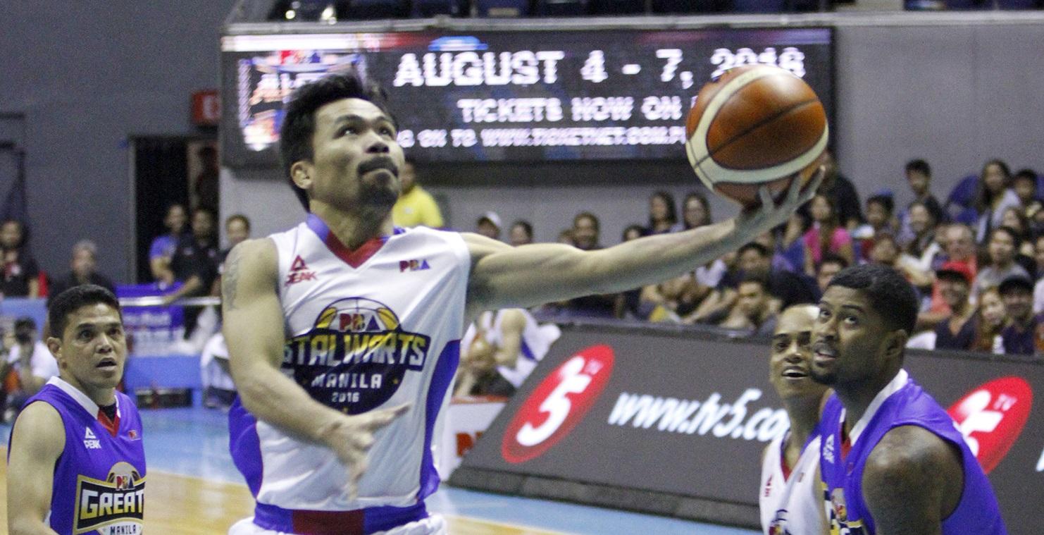 Pacquiao scores 9 points to help team win in PBA All-Star event | GMA ...