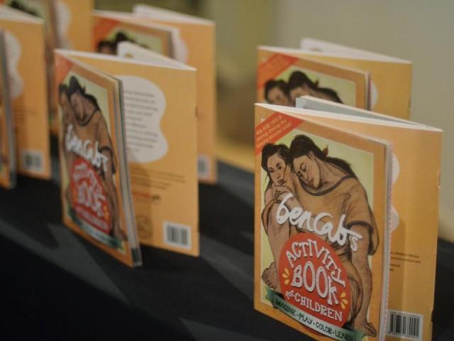 BenCab's art featured in activity book for underprivileged kids