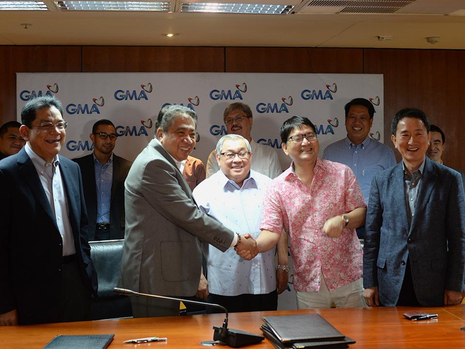 GMA Network inks agreement for collaboration of Filipino, Korean ...