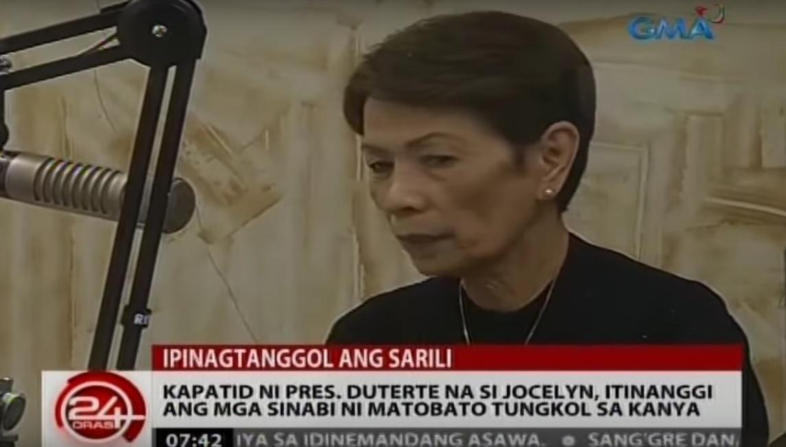Duterte’s sister denies Digong had her dance instructor killed | GMA ...