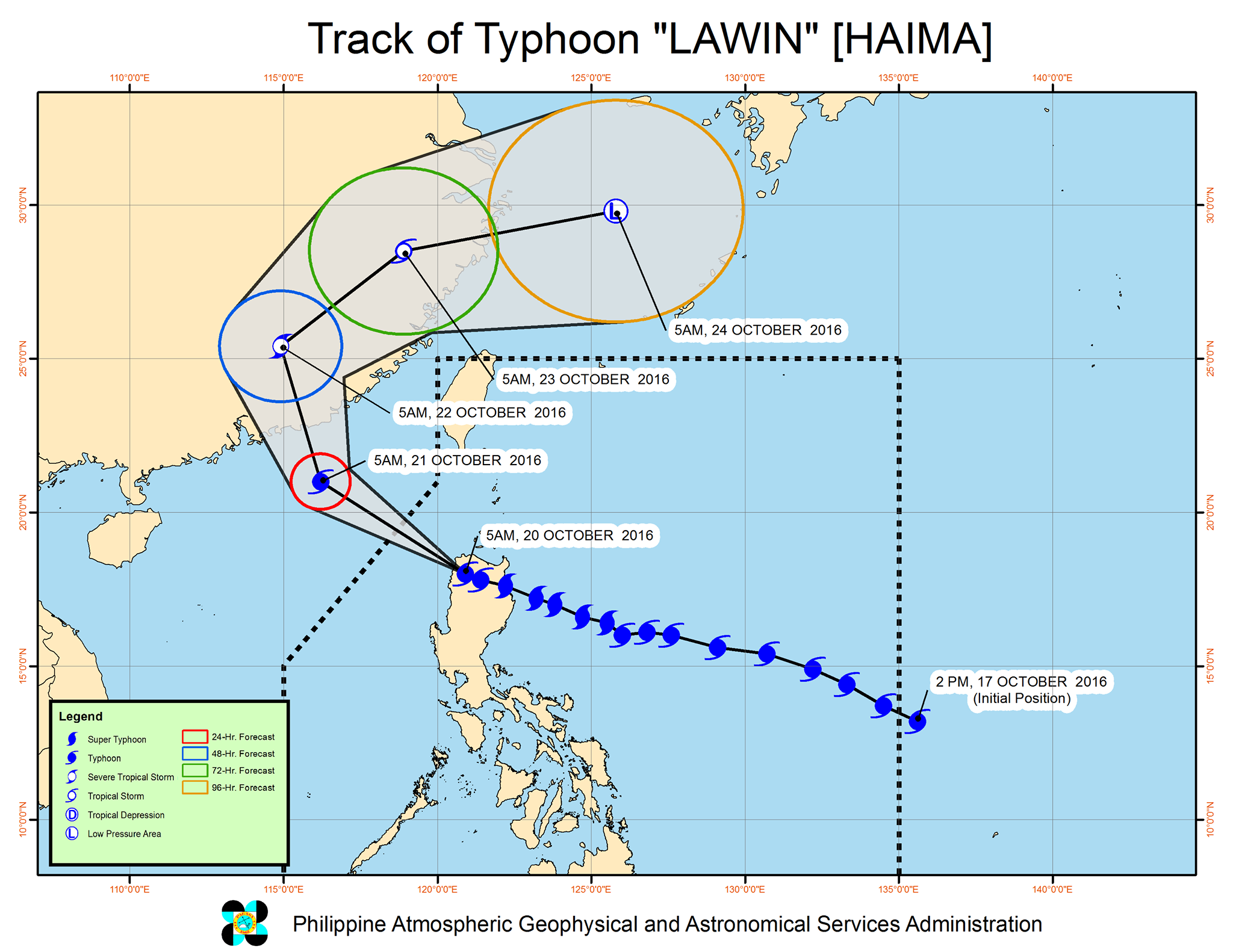 Typhoon Lawin exits Luzon, Cyclone Warning 3 still up in N. Luzon | GMA ...