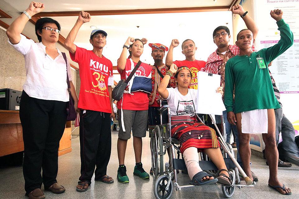 IPs file raps vs. cops in US Embassy dispersal - Roy Lozano | Photos | GMA News Online