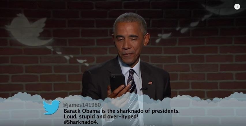 Barack Obama reads mean tweets about him | GMA News Online