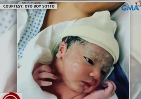 LOOK: Vic Sotto meets Baby Marvic Valentin Sotto II | GMA News Online