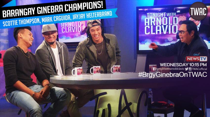 Barangay Ginebra Kings, makikisaya sa 'Tonight with Arnold Clavio ...