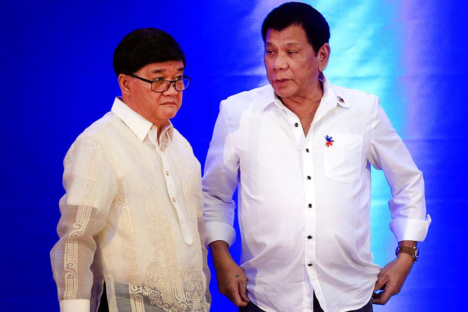 Duterte meets Aguirre at distribution of land titles in Quezon | GMA ...