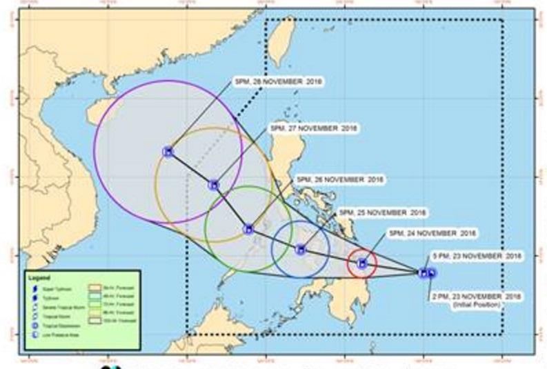 #MarcePH: Storm signal up over 12 areas in Visayas, Mindanao | GMA News ...