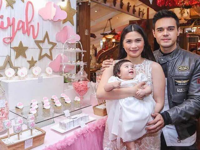 An intimate celebration of Aliyah Rose Smith's christening