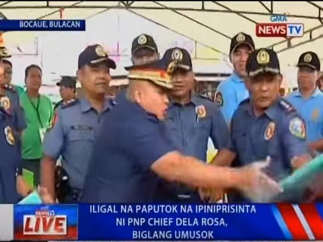 Illegal firecracker sends Bato, cops into panic mode | GMA News Online