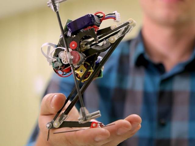 High-jumping robot could aid in earthquakes, building collapses │ GMA ...