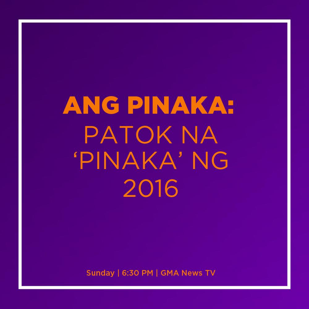 'Ang Pinaka' reminisces its ten best lists for 2016 | GMA News Online