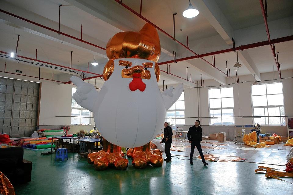 It’s the year of the giant inflatable Trump rooster at one Chinese ...