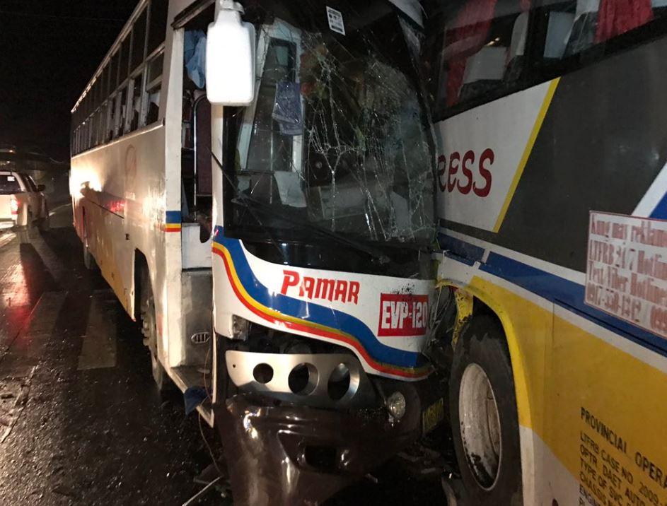 14 hurt in Quezon bus collision | GMA News Online