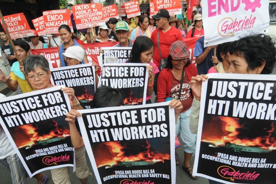 DOLE urged to investigate HTI fire | Photos | GMA News Online