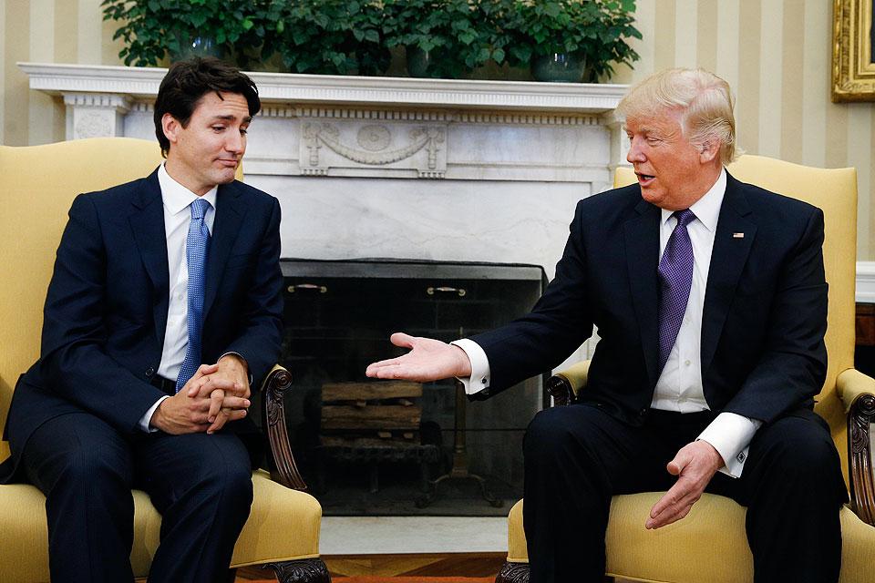 Trudeau meets Trump at White House | Photos | GMA News Online