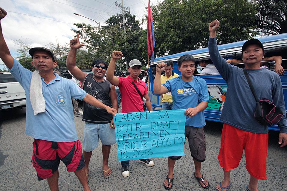 Jeepney strike hits several cities | Photos | GMA News Online