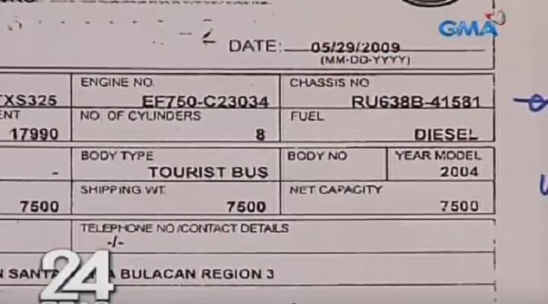 Bus No. 8 registered as 2004 model, but was made in 1988 —LTFRB | GMA ...