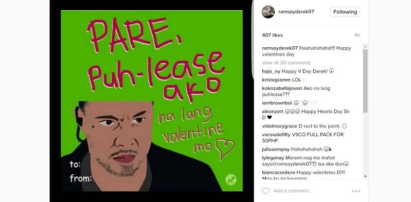 Derek Ramsay pokes fun at own 'Pulis Ako' ad with Valentine's meme ...