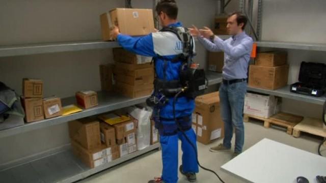 Exoskeleton takes the strain off repetitive lifting
