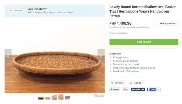 Decorative ‘boho chic’ bilao selling for over P2,000 online | GMA News ...